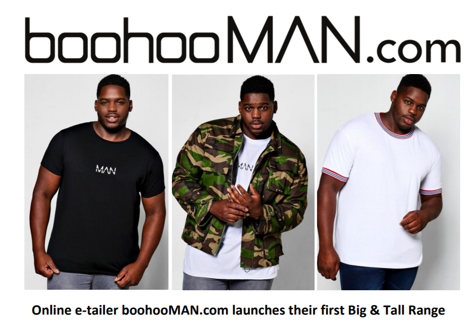 Fashion Giant Boohoo Launches a Big and Tall Men’s Range – Not Another ...